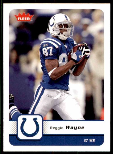 2006 Fleer Football Cards Reggie Wayne #44 25386 | eBay