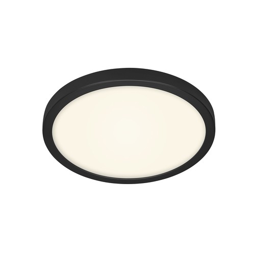 Plafoniera Contemporanea Fire Black Metallo Nero Led Integrato 24,5W ...
