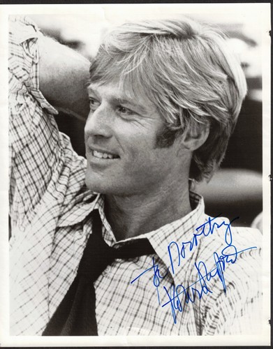 Robert Redford American Actor Original Signed Autograph 8x10 Photo | eBay