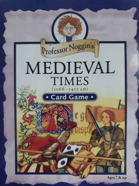 Professor Noggin's Medieval Times Card Game Educational Trivia 2005 ...