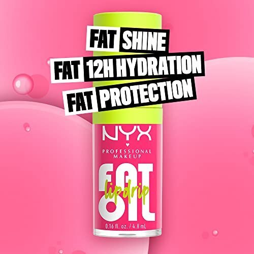 NYX PROFESSIONAL MAKEUP Fat Oil Lip Drip, Moisturizing, Shiny and Vegan ...