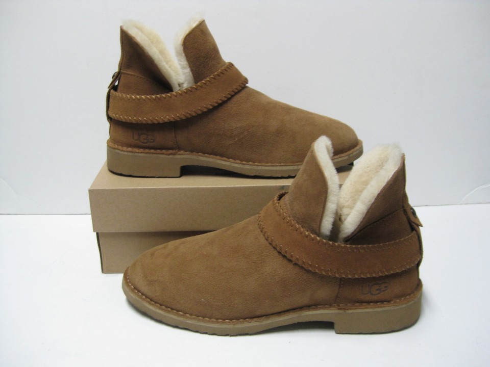UGG MCKAY WOMEN ANKEL BOOTS SUEDE CHESTNUT US 7 / UK 5 / EU 38 /JP 24 ...