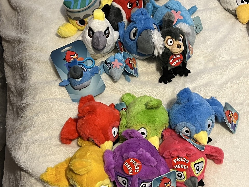 Angry Birds Plush Collection Rare Set | eBay