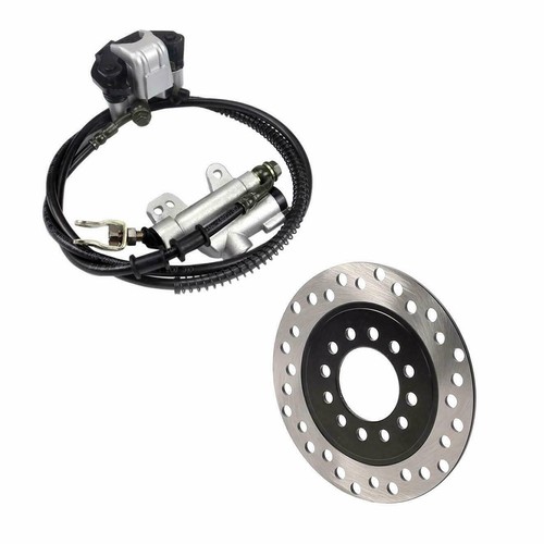 Rear Hydraulic Brake Caliper Cylinder & Disc Rotor for Golf Buggy Go ...