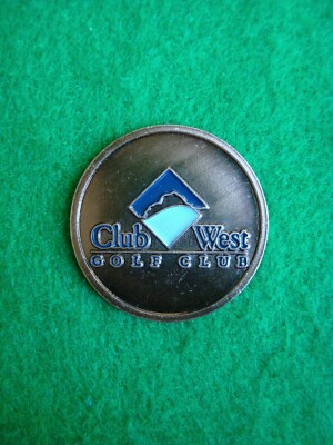 Club West Golf Club Ball Marker Metal Flat Putting Coin - Phoenix ...