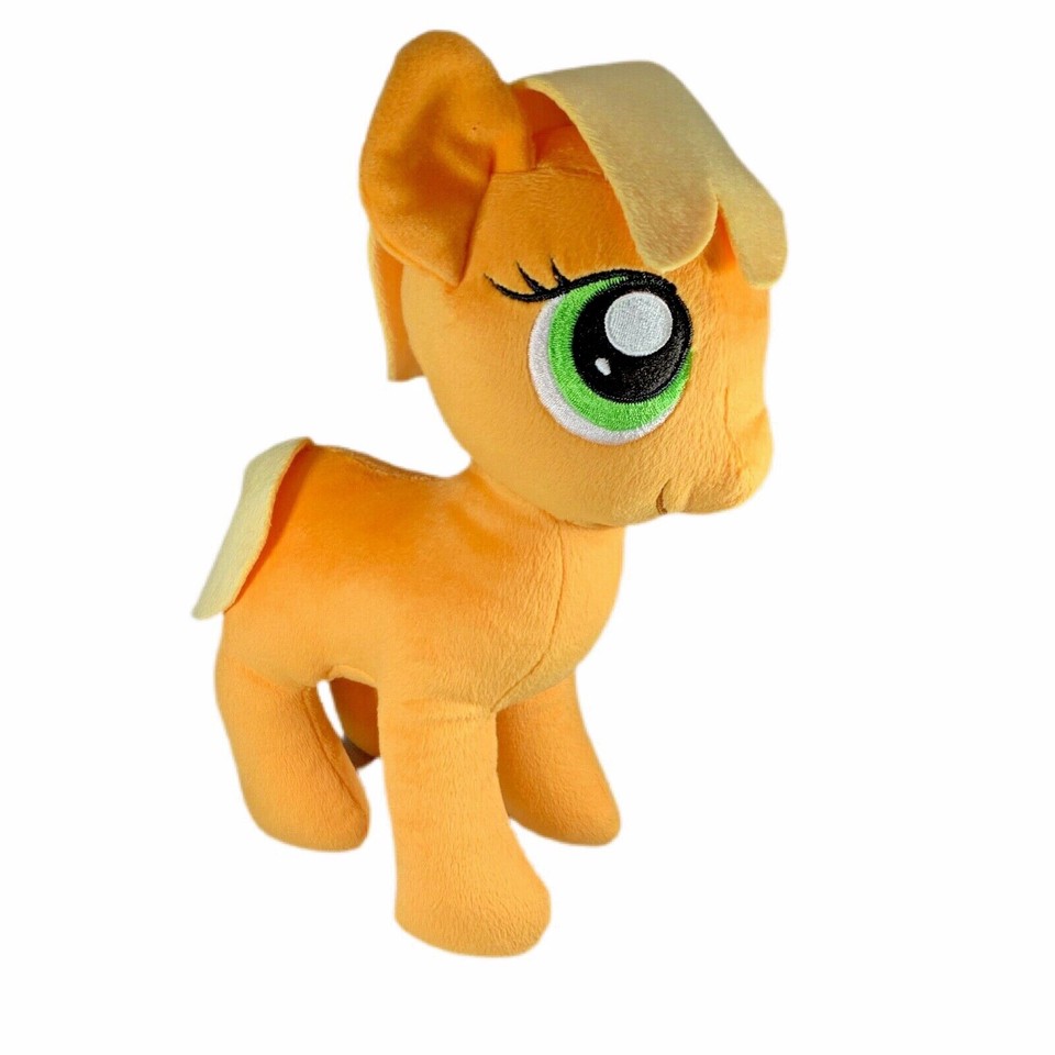 Hasbro My Little Pony Applejack Plush Stuffed Animal 10" Orange Yellow ...