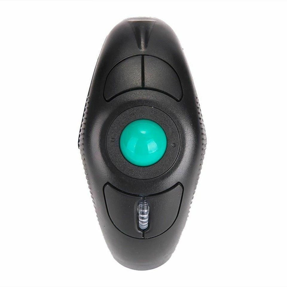 New USB Wireless PC Laptop Finger HandHeld Trackball Mouse Mice w ...