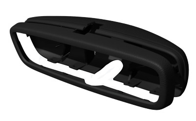 Interior Rearview Mirrors - MB R129 / A124 - Black - Manual Lever | eBay