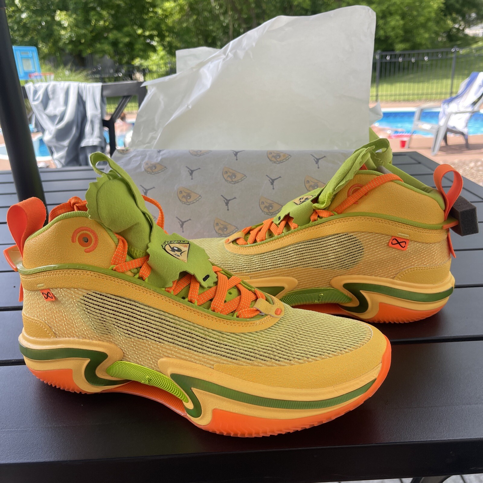 Size 11 - Jayson Tatum x Air Jordan 36 Nitro Taco Jay | eBay