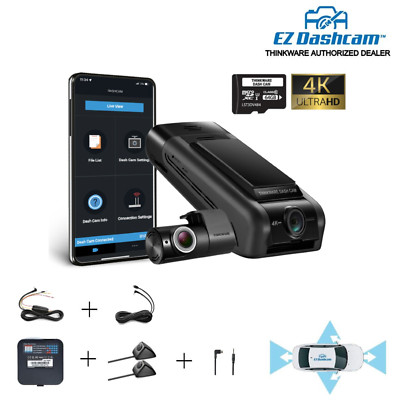 Thinkware U1000 Plus 4K Dash Cam 4-CH Bundle #4 | Authorized Dealer | eBay