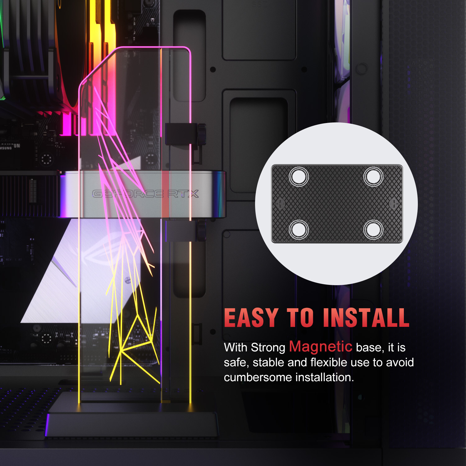 Graphics Card GPU Brace Support Video Card Sag Holder Holster Bracket w ...