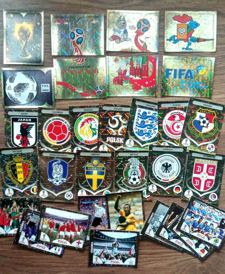 WORLD CUP 2018 FIFA PANINI Russia Badges-Shiny+ Intro Pick From list | eBay