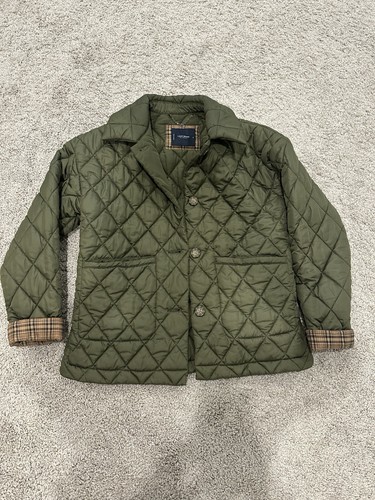Lucky Brand Jacket Women's Small Green Quilted Coat | eBay