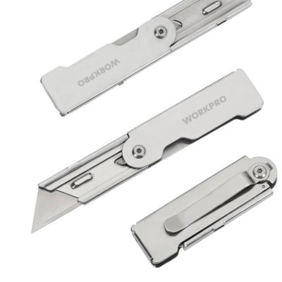 Paper Box Knife Folding Utility Cutting Knives Set Outdoor Stainless ...