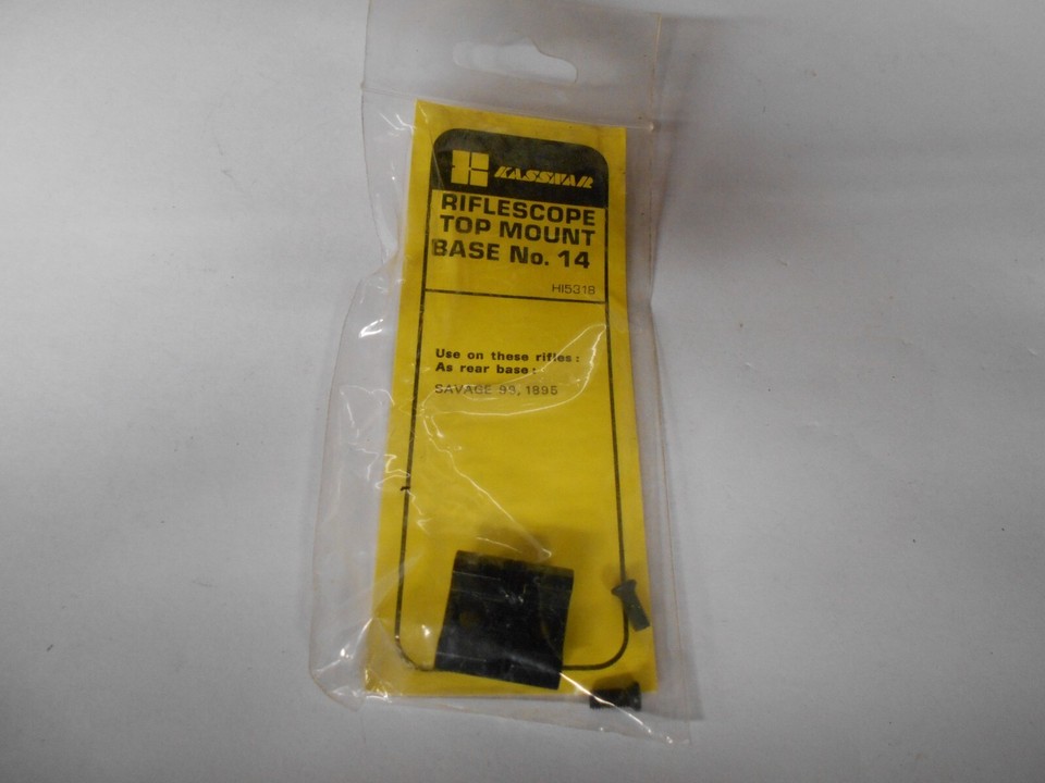 6 NEW KASSNAR RIFLESCOPE TOP MOUNT #14 SAVAGE 99 SHOOTING SCOPE HUNTING ...