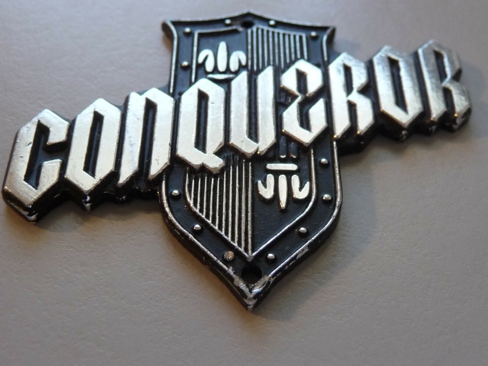 Conqueror Guitar Headstock Badge, Emblem, Logo N.O.S. Vintage 1960's | eBay
