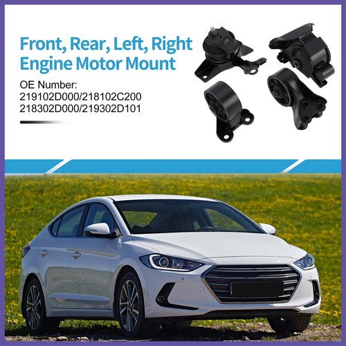 Engine Motor Trans Mount Set for Hyundai Elantra 2.0L 2001-2006 1 Set ...