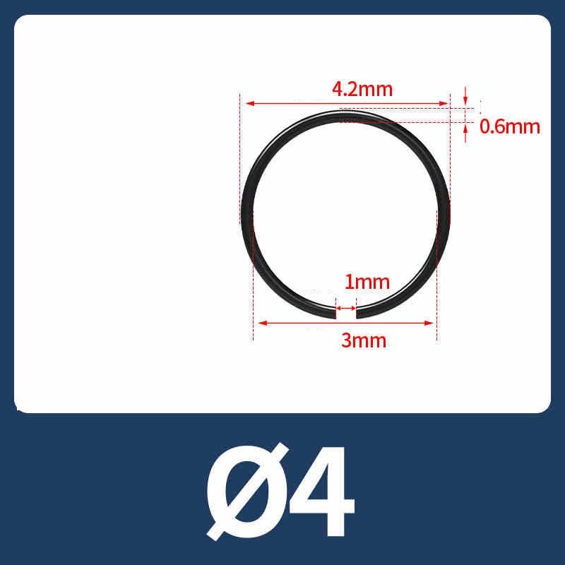 4mm-150mm Retaining Rings Round Wire Circlip for Bores/Shafts Snap Ring ...