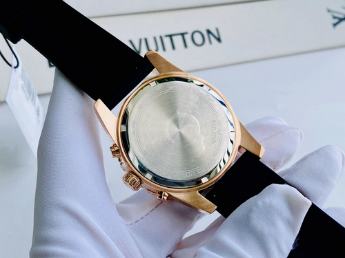 Bulova Sport Chronograph Rose Gold Tone 98A192 Rubber Strap Men's Watch ...