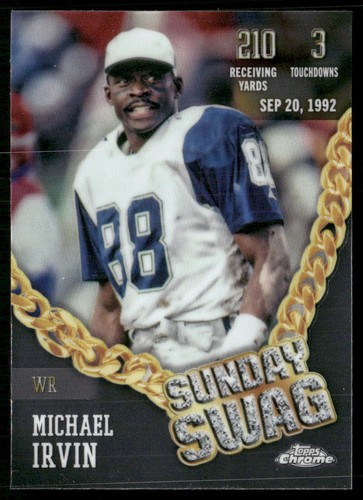 2024 Topps Chrome Sunday Swag Michael Irvin Dallas Cowboys #SS-12 | eBay