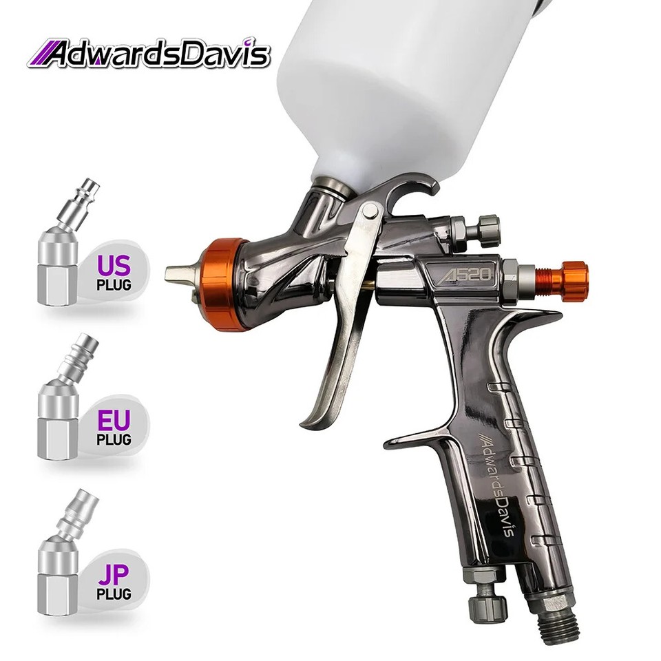 HVLP High Atomization 1.3mm Spray Paint Gun Automotive Sheet Metal ...