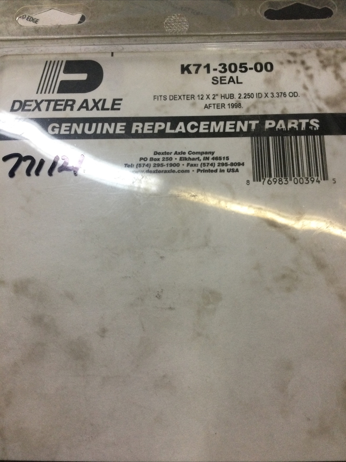 Dexter Axle K71-305-00 Seal (Representative Image) | eBay