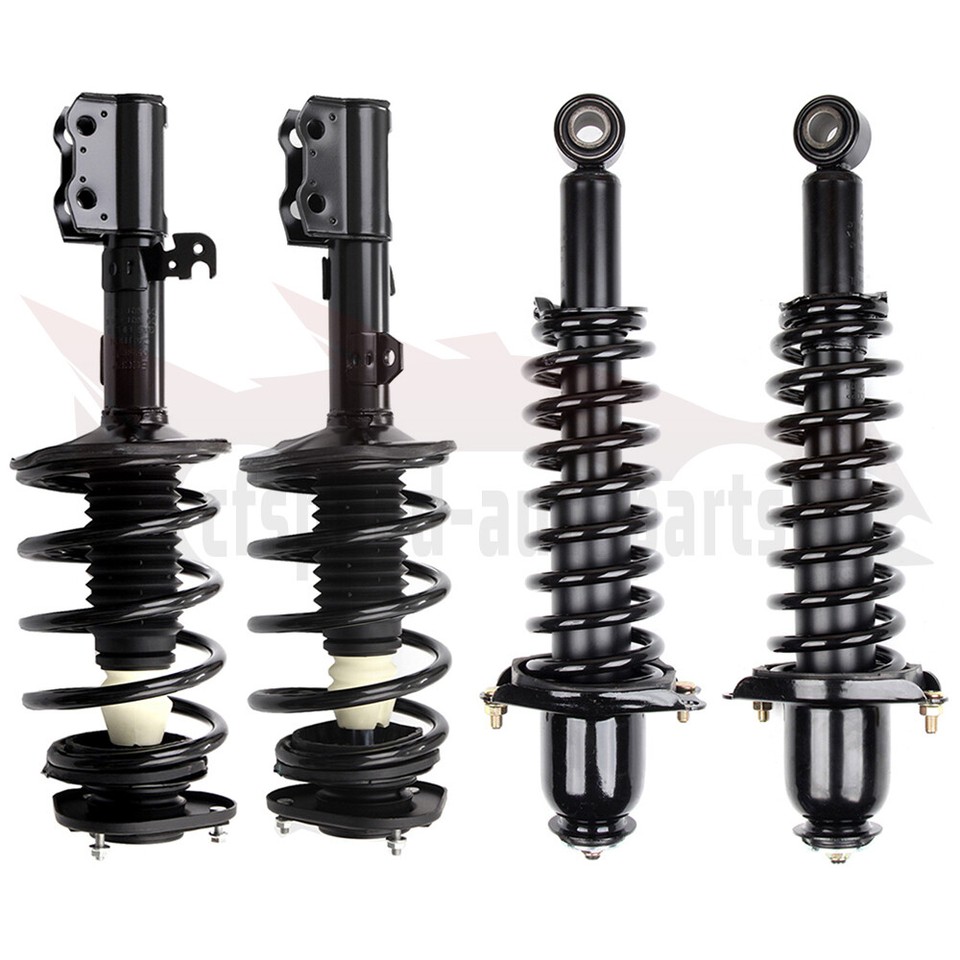 4pcs Front Rear Complete Strut And Spring Assemblies For 2003 2008 Toyota