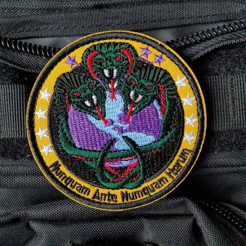 US Air Force Groom NRO Snakes NUMQUAM ANTE NUMQUAM ITERUM Hook Patch ...