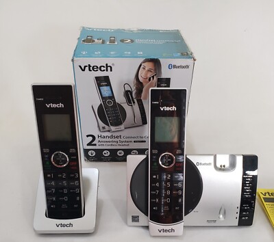 VTech DS6771-3 2 Handset Connect to Cell Answering System with Cordless ...