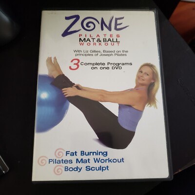Zone - Pilates Mat and Ball Workout DVD 3 Complete Programs On One DVD ...