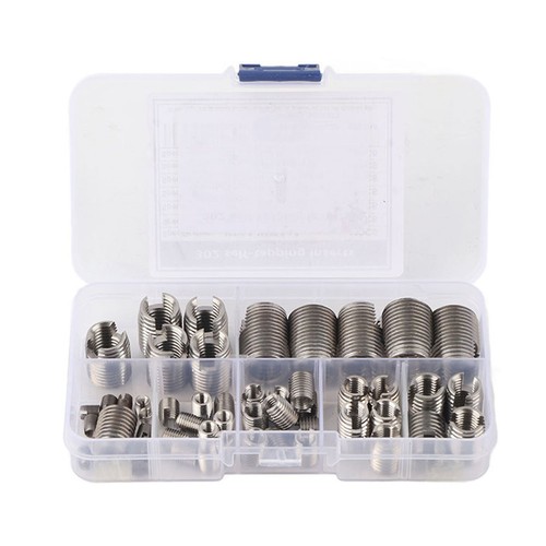 50Pcs Stainless Steel Inner Thread Self Tapping Thread Inserts Set For ...