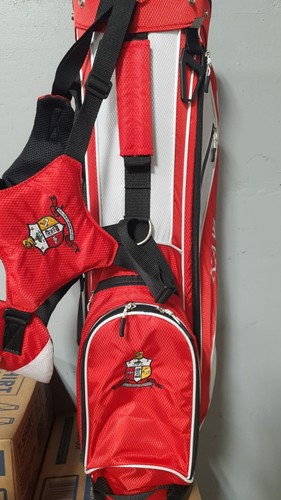 Kappa Alpha Psi GOLF BAGS, KAPPA GOLF BAG, RED AND WHITE GOLF BAG | eBay