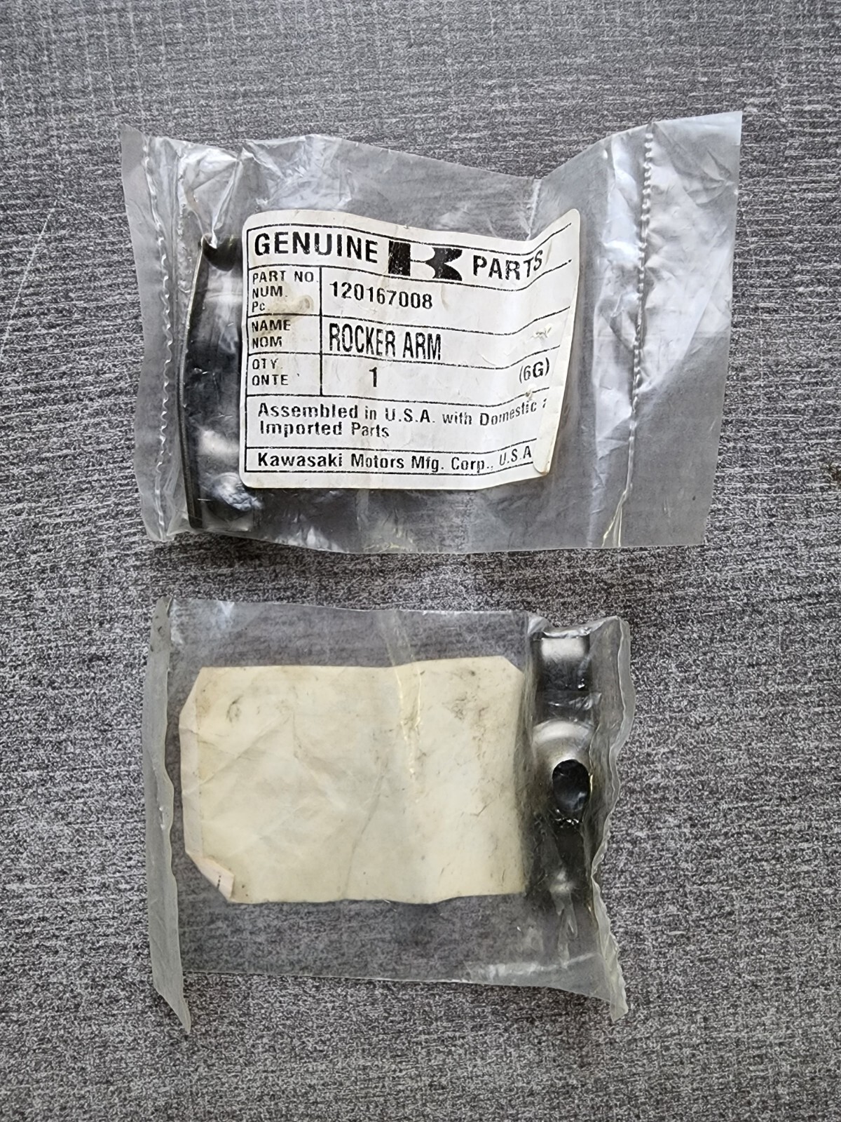 Kawasaki OEM NOS 120167001 Rocker Arm aka 12016-7008 Set of 2 | eBay