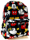 Disney Mickey Mouse School Backpack Large 16" Travel Bag All Over Art ...