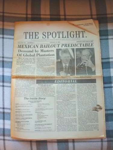 The Spotlight Newspaper February 13 1995 Vintage | eBay