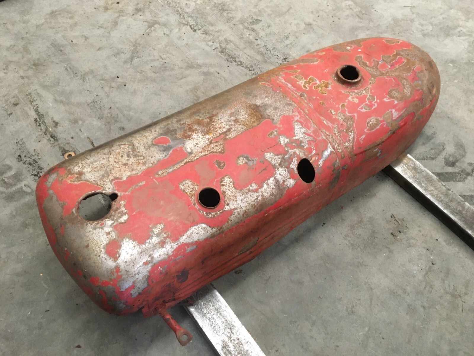 Farmall Cub Antique Tractor Hood Gas Tank Red Cub Screen Grill | eBay