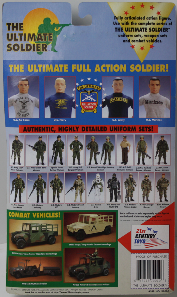 THE ULTIMATE SOLDIER #70010 US Navy Seal Full Action Soldier 12" Figure ...