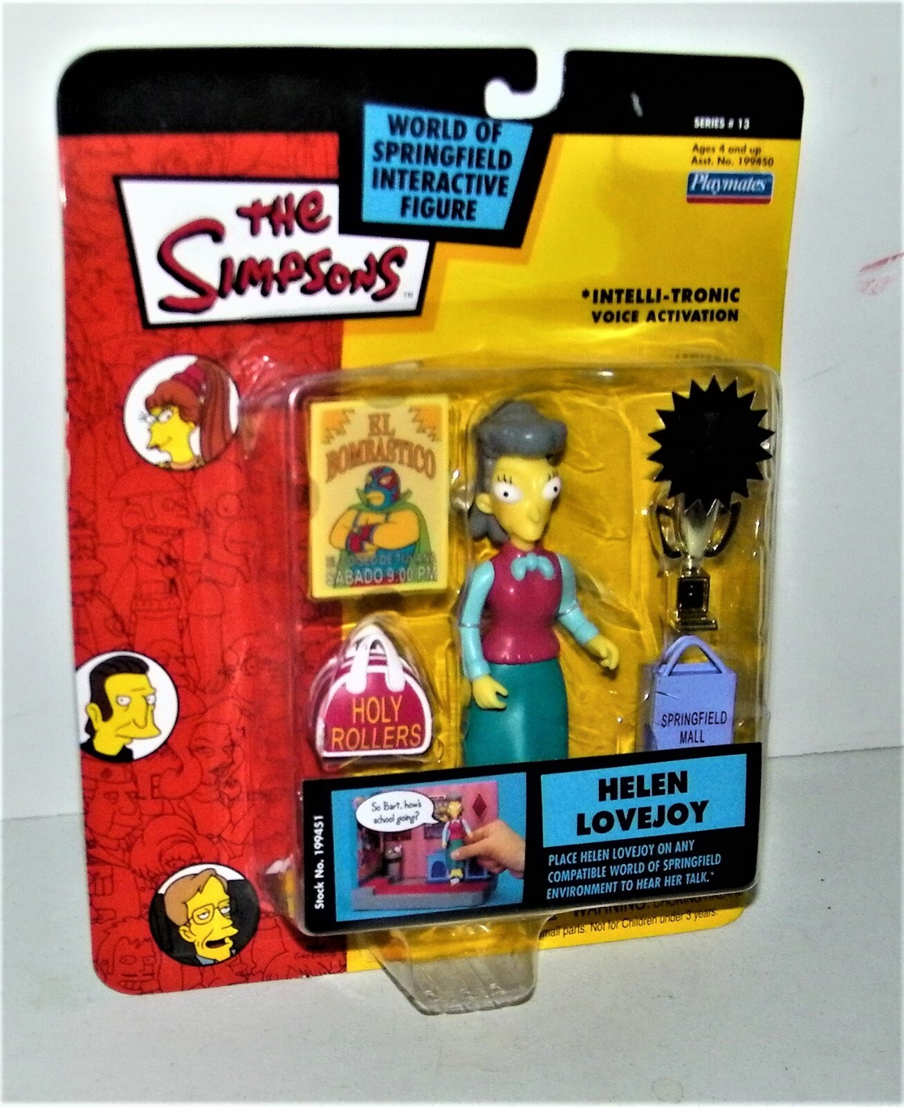 Playmates The Simpsons HELEN LOVEJOY World of Springfield Interactive ...