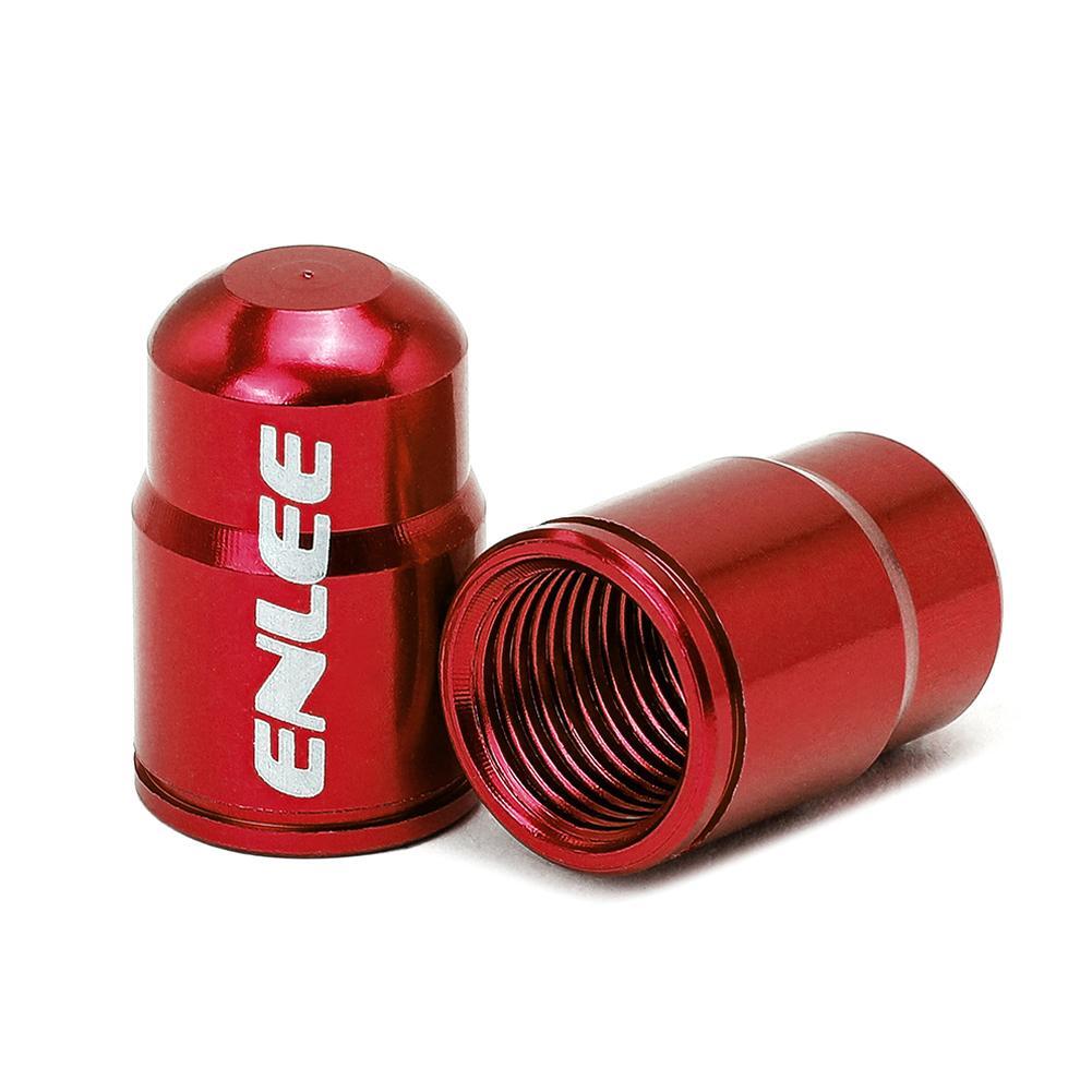 2pcs Aluminum Alloy Bike Valve Cap Bicycle Wheel Valve Cover Cap (Red ...