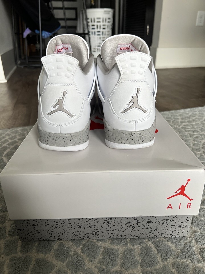 Size 12 - Jordan 4 Retro Mid White Oreo 194956852124| eBay