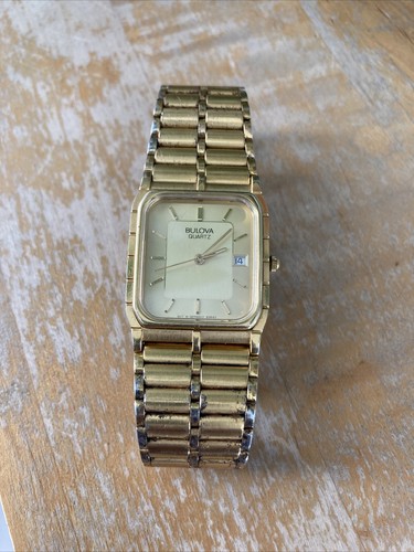 Bulova 92B63 Gold Tone Watch West Germany | eBay