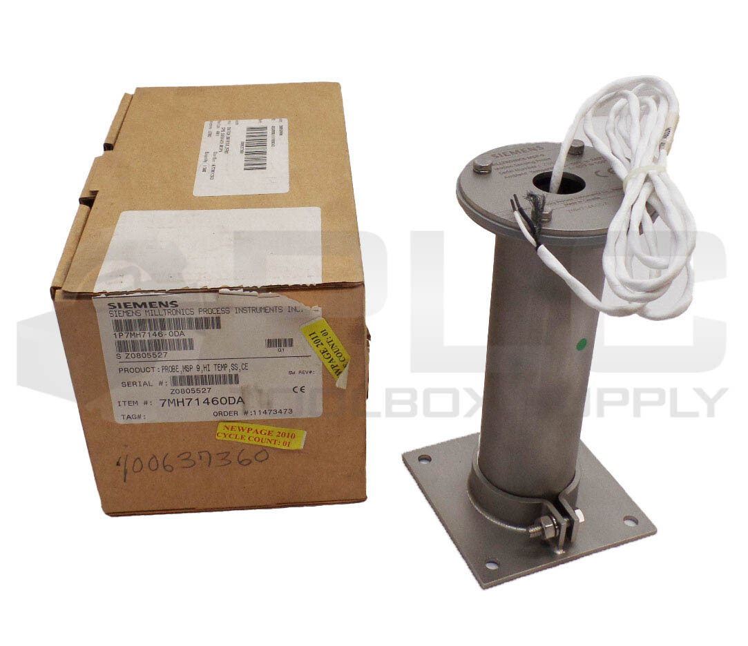 NEW SIEMENS 1P 7MH7146-0DA PROBE MSP 9 HI TEMP 7MH7146-0DA MILLTRONICS ...