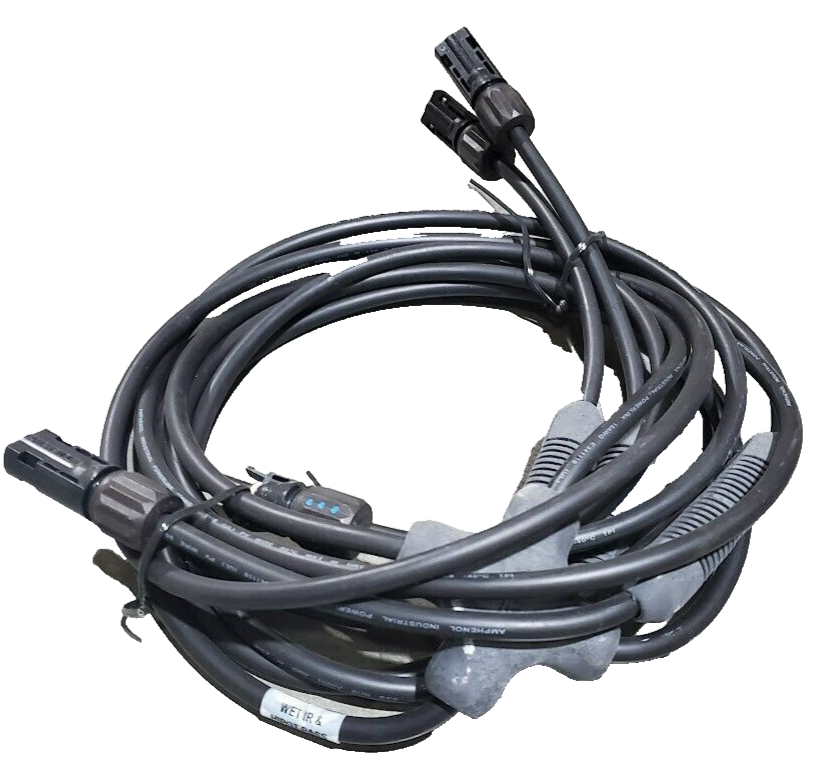 Amphenol PV Wire X Adapter with 3A In-Line Fuse H4 (MC4 Compatible ...