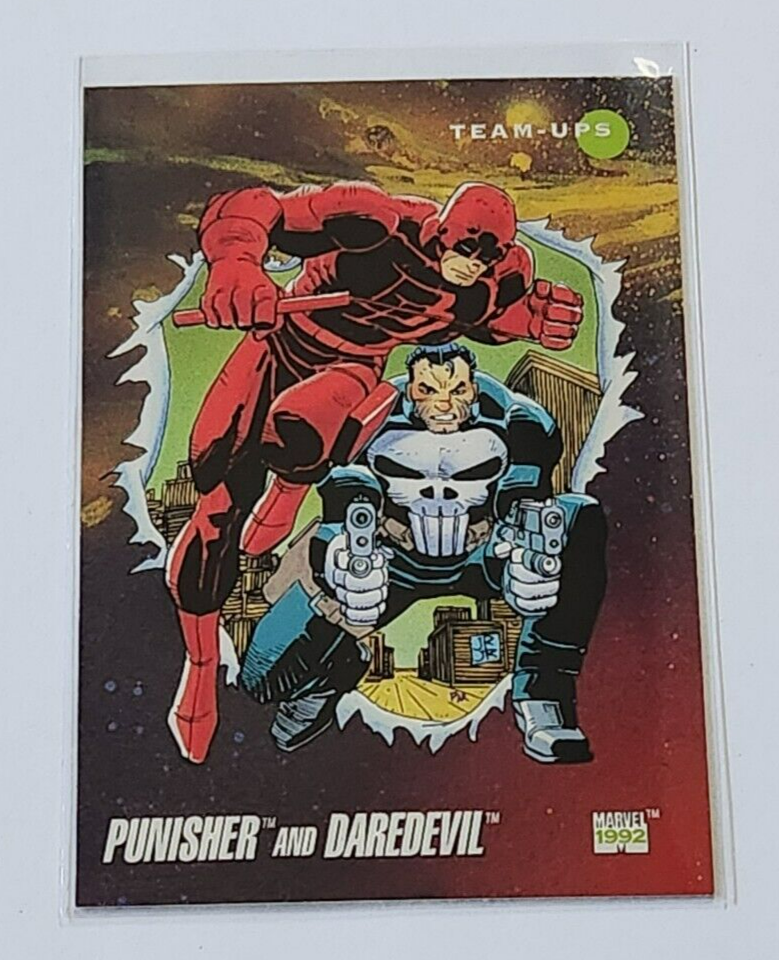 1992 MARVEL PUNISHER AND DAREDEVIL TRADING CARD | eBay