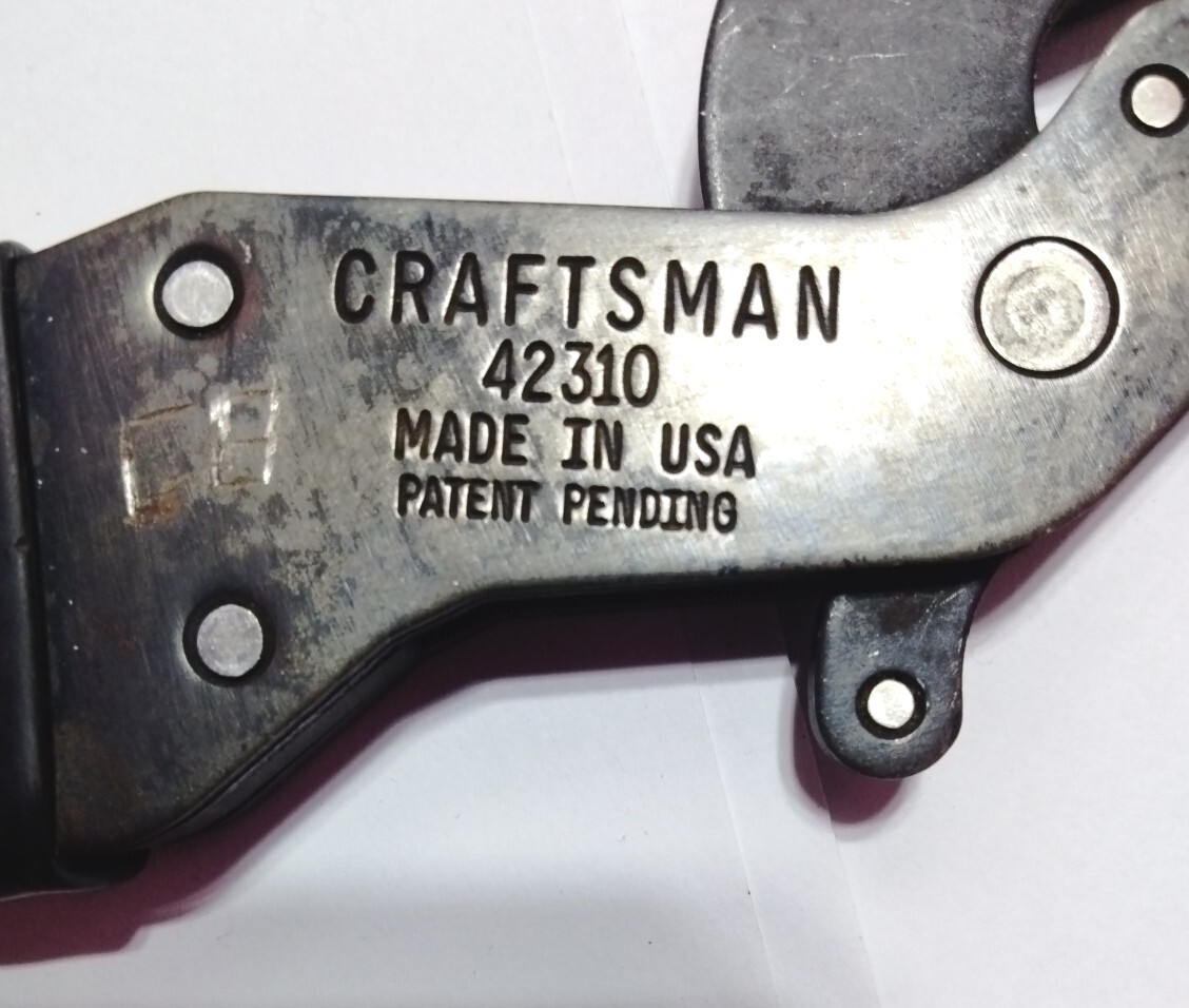 Craftsman CLENCH WRENCH Range 1/2"-15/16" Part # 42310 USA Made for ...