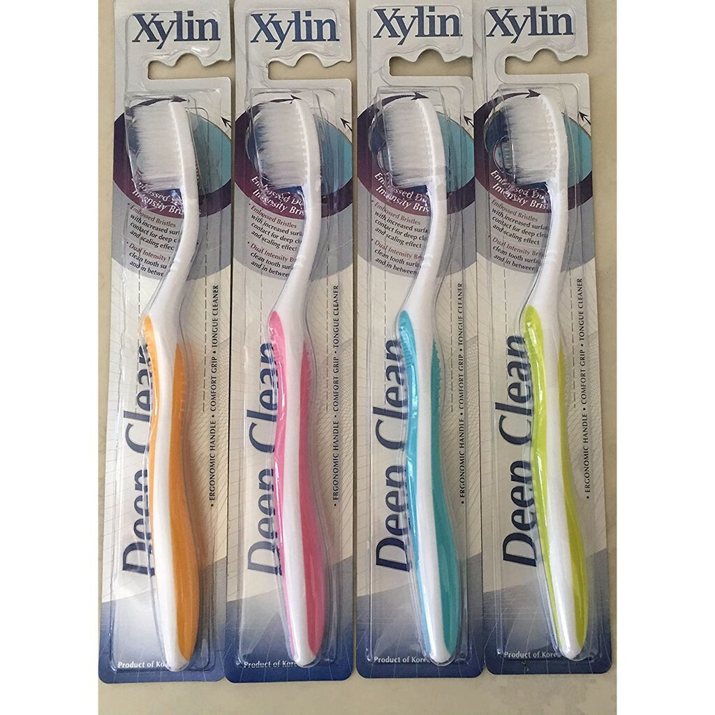 6 X Cosway Xylin Deep Clean Toothbrush With Nano Silver Expedited for ...