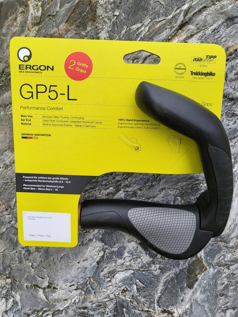 Ergon Gp5 Grips 210mm Composite Bar End Large for sale online | eBay