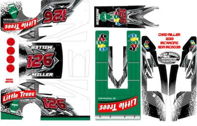 1RC EDM WRAP SALVAS MUDBOSS 1X18 SCALE LITTLE TREEZ THEME WRAP KIT | eBay