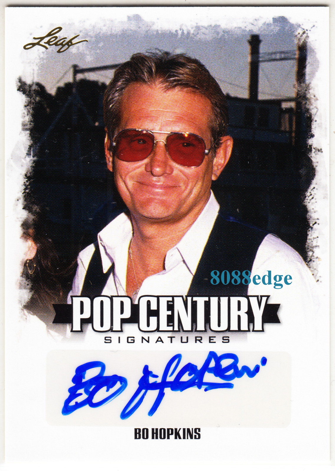 2015 LEAF POP CENTURY AUTO: BO HOPKINS - AUTOGRAPH "AMERICAN GRAFFITI ...