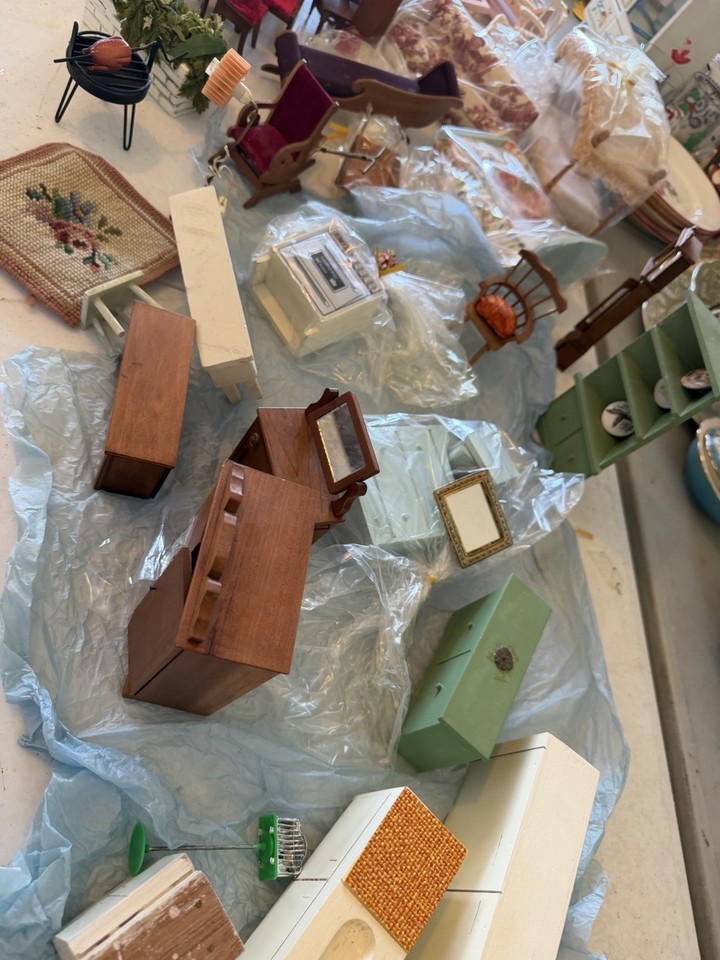 DOLL VINTAGE 56 PIECES NEVER USED STORED AWAY MADE IN JAPAN RARE PIECES ...